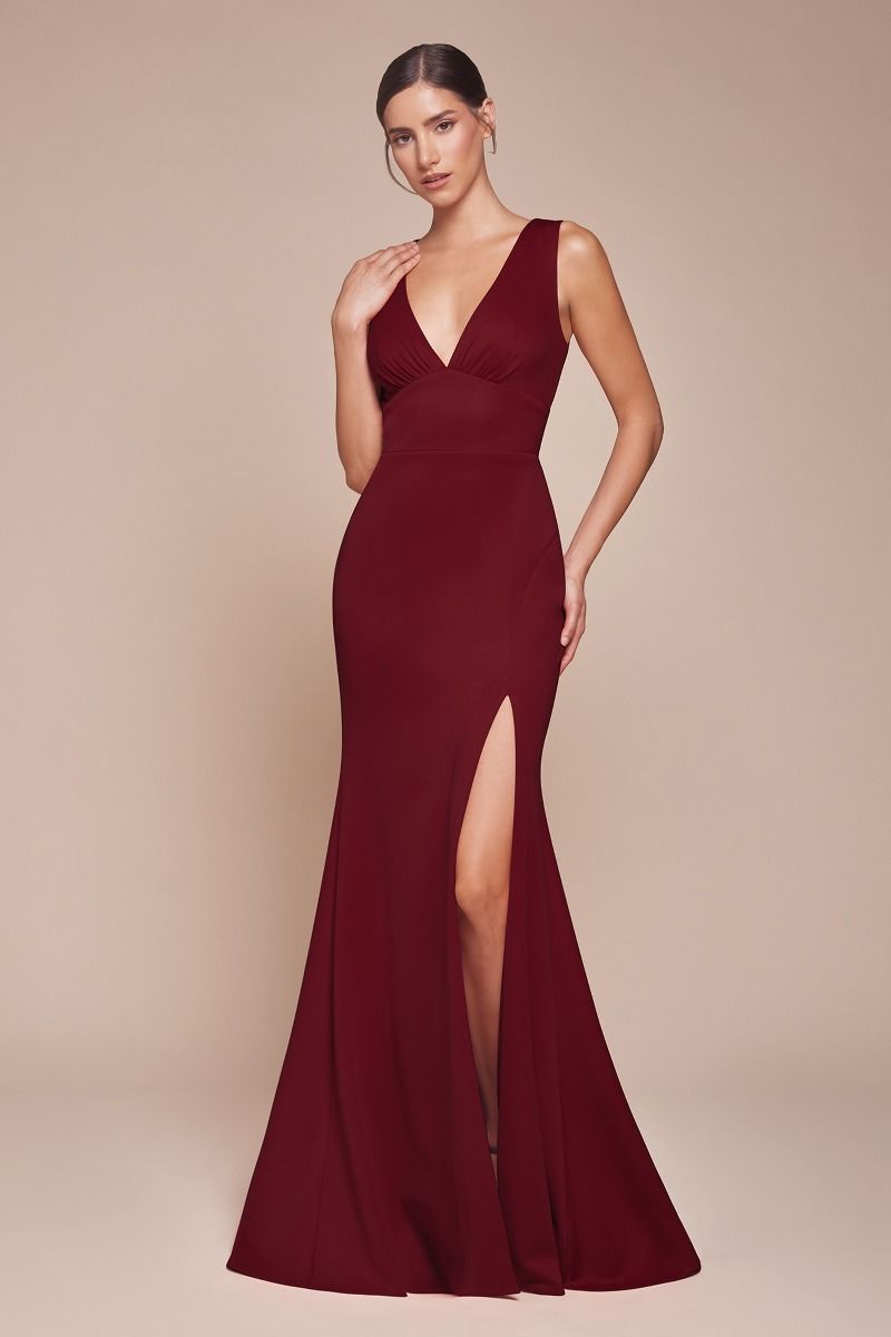 Fatima Maxi Gown (Burgundy)