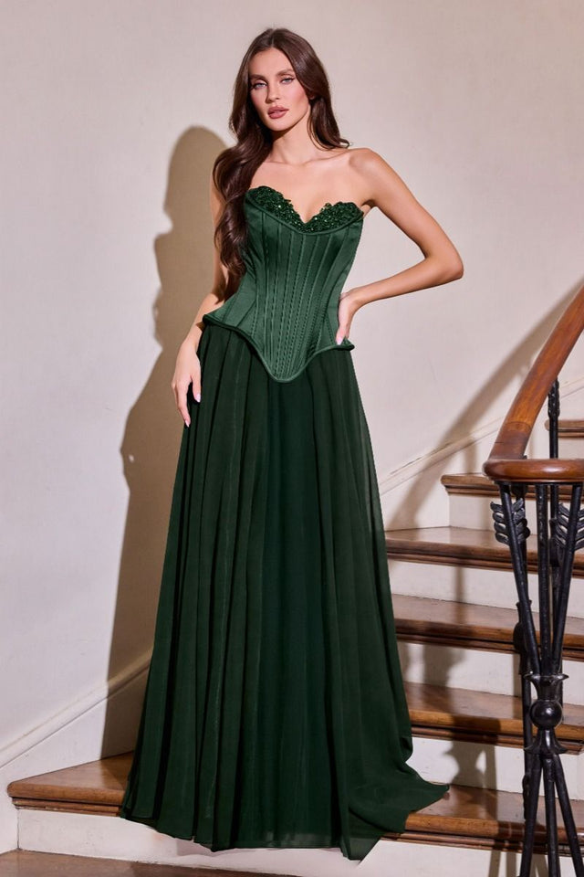 Luna Corset Gown (Black) – Cleo Centric
